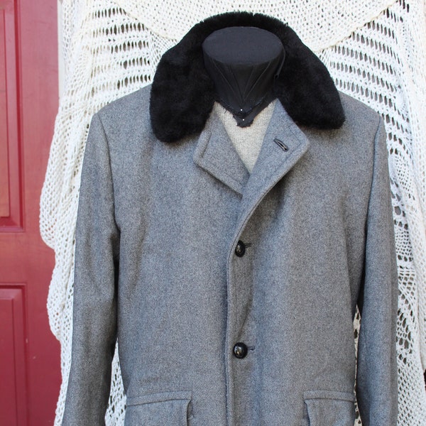 Mens Western Wool Coat - Etsy