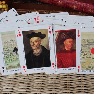 JEA RENAISSANCE French Playing Cards / Vintage Made in France Playing ...