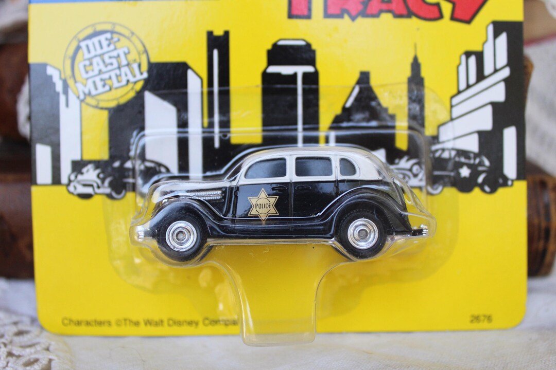 Dick Tracy Police Car, 1990 ERTL Company Disney Collector Car, VNTG ...