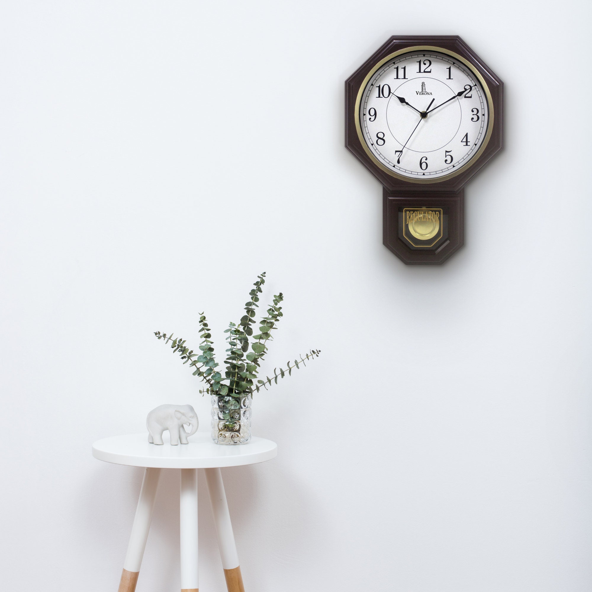 Chiming Wall Clock With Pendulum - Pendulum Wall Clock With Westminster ...