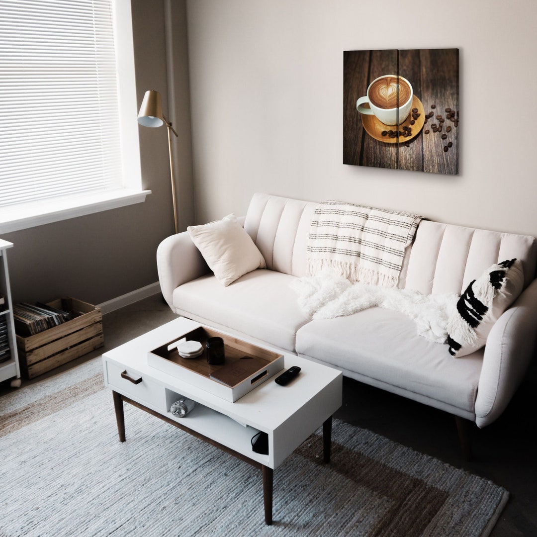 Coffee Canvas Wall Art Decor - 2 Piece Set, Decorative Multi Panel ...