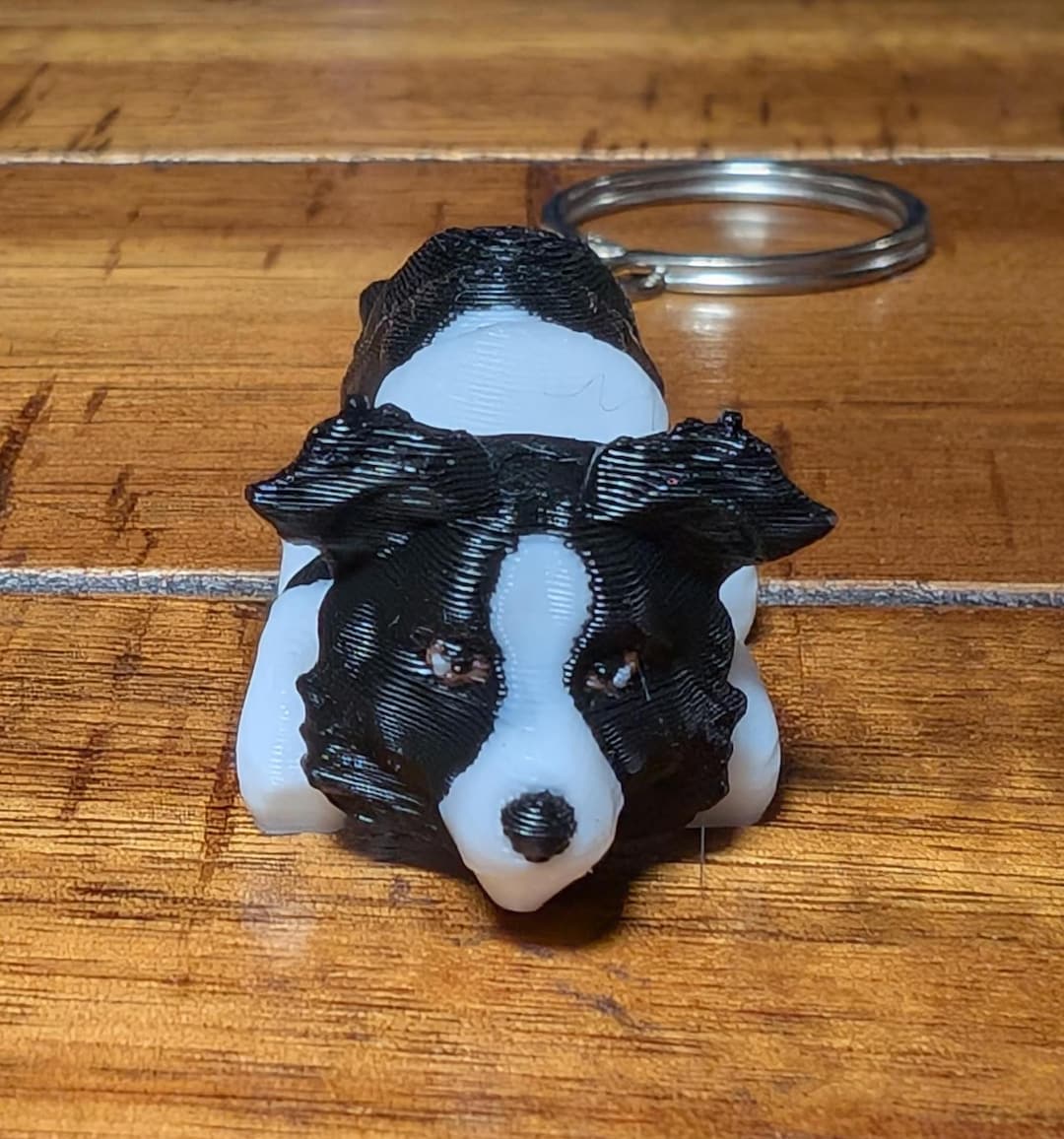 Border Collie Flexi Keychain - Etsy
