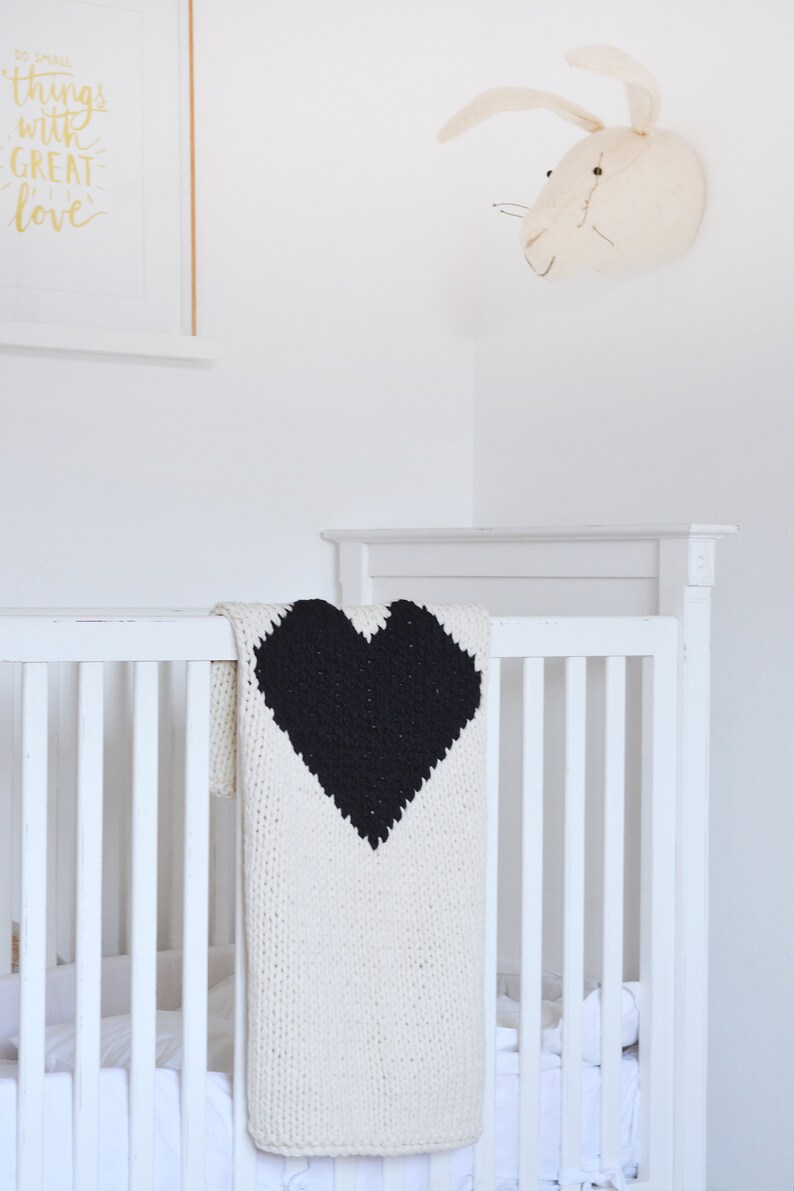 Heart Wool Cot Blankets - Etsy