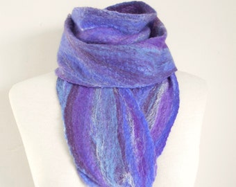 Wool Felted Scarf - Etsy