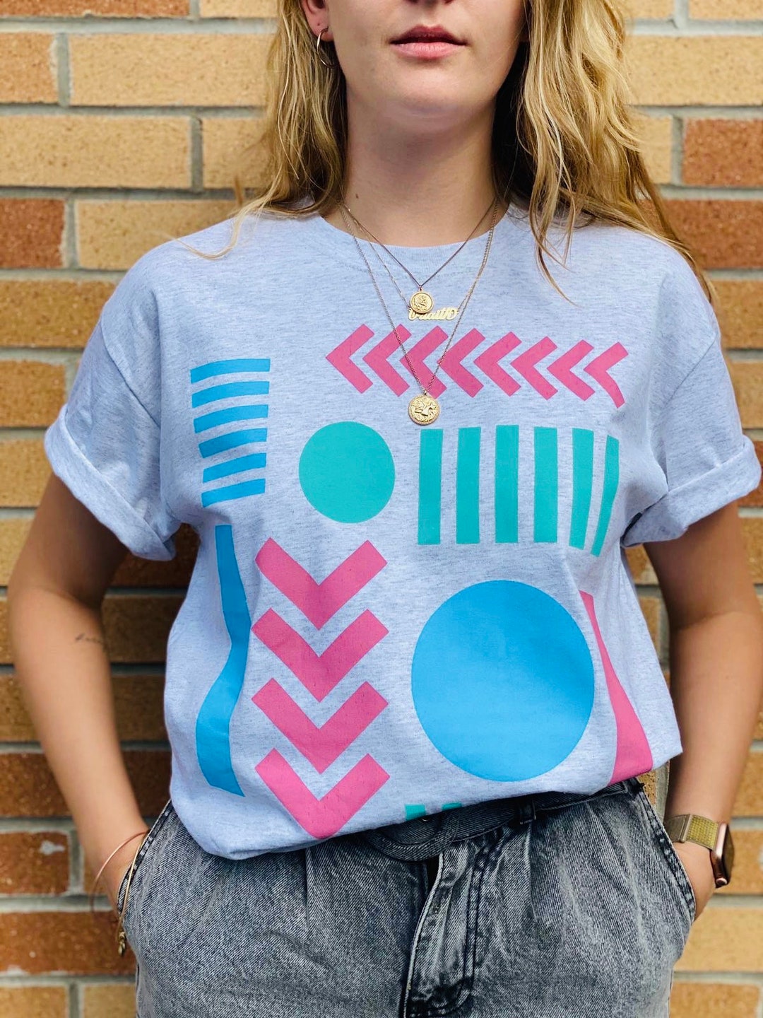 Hand Printed Graphic T-shirt - Etsy