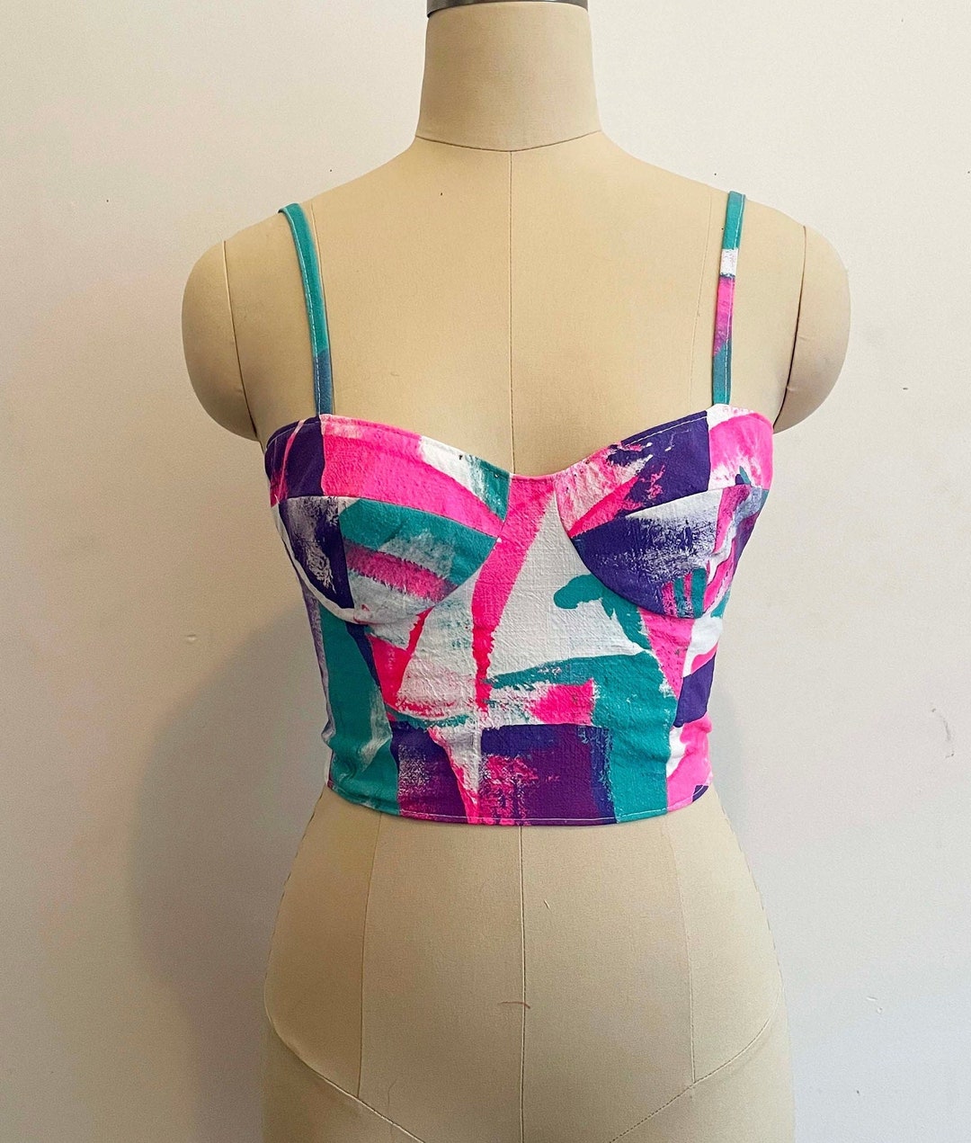 Hand Painted Hand Made Brightly Colored Bodice. - Etsy