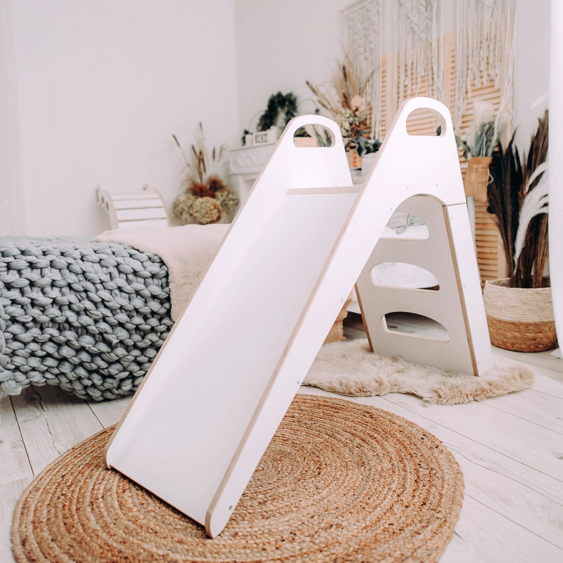 Wooden Indoor Slide Ball Pit Nursery Slide for Toddlers From - Etsy