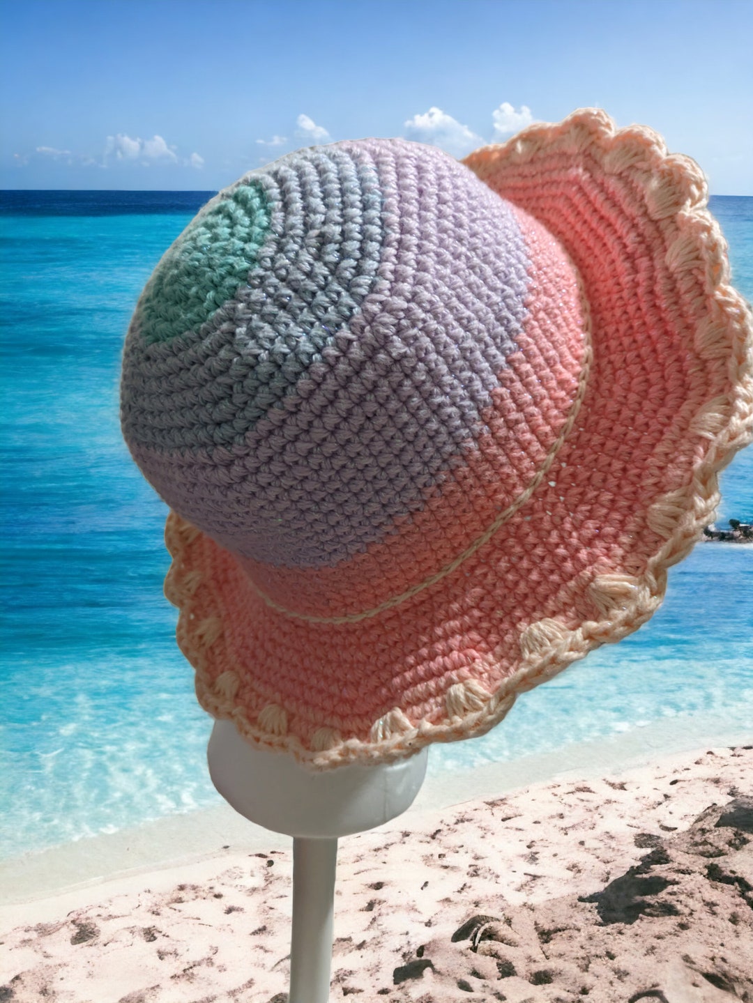 Shiny Cotton Sun Hat - Etsy
