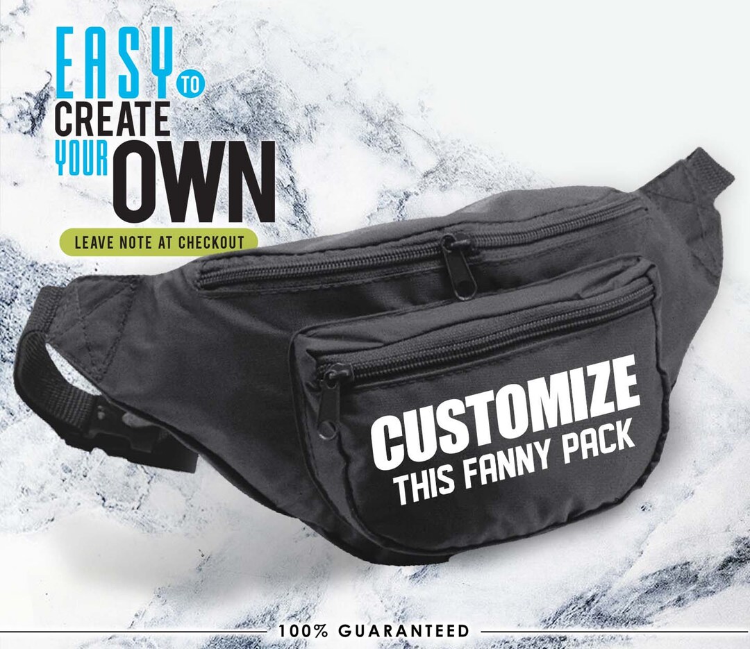 Custom Name, Personalized Name, Personalize, Neon Fanny Pack, Customize ...