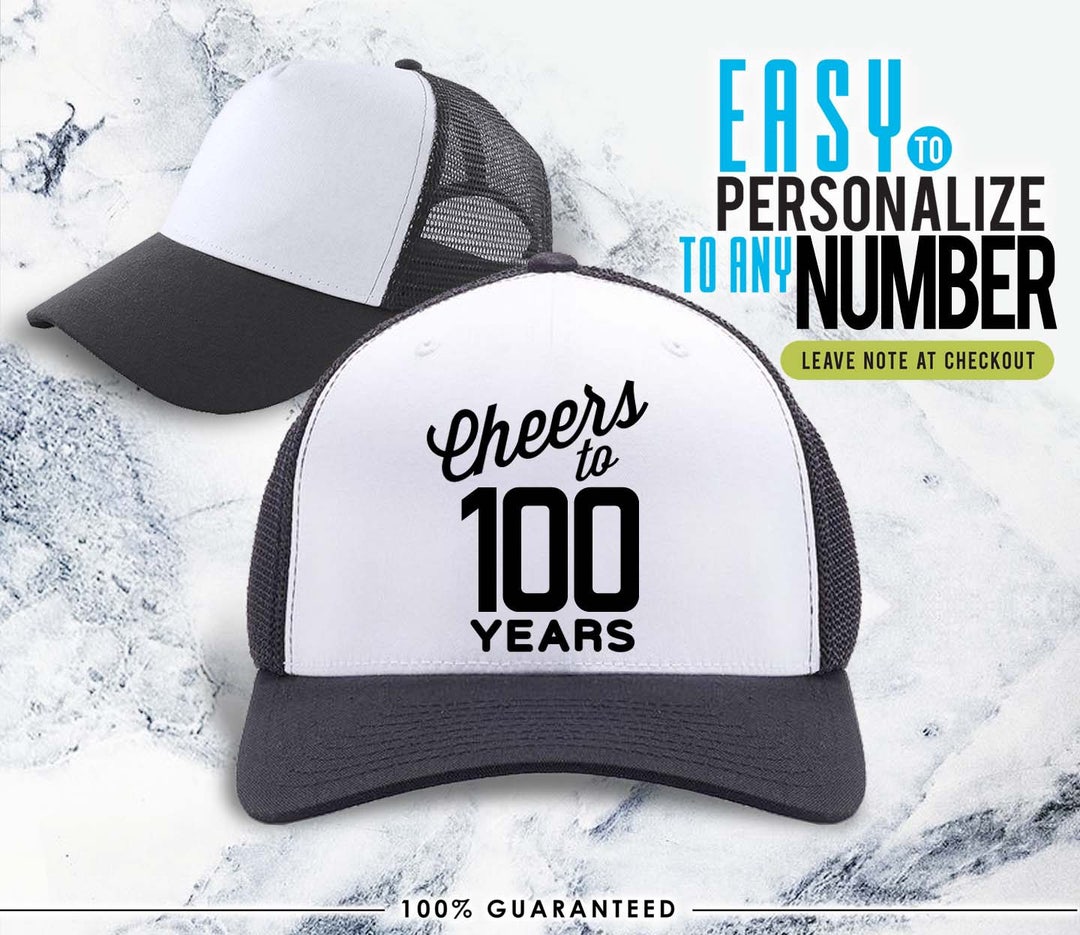 100th, 100th Birthday Gift, 100th Birthday Hat, 100th Birthday Party ...