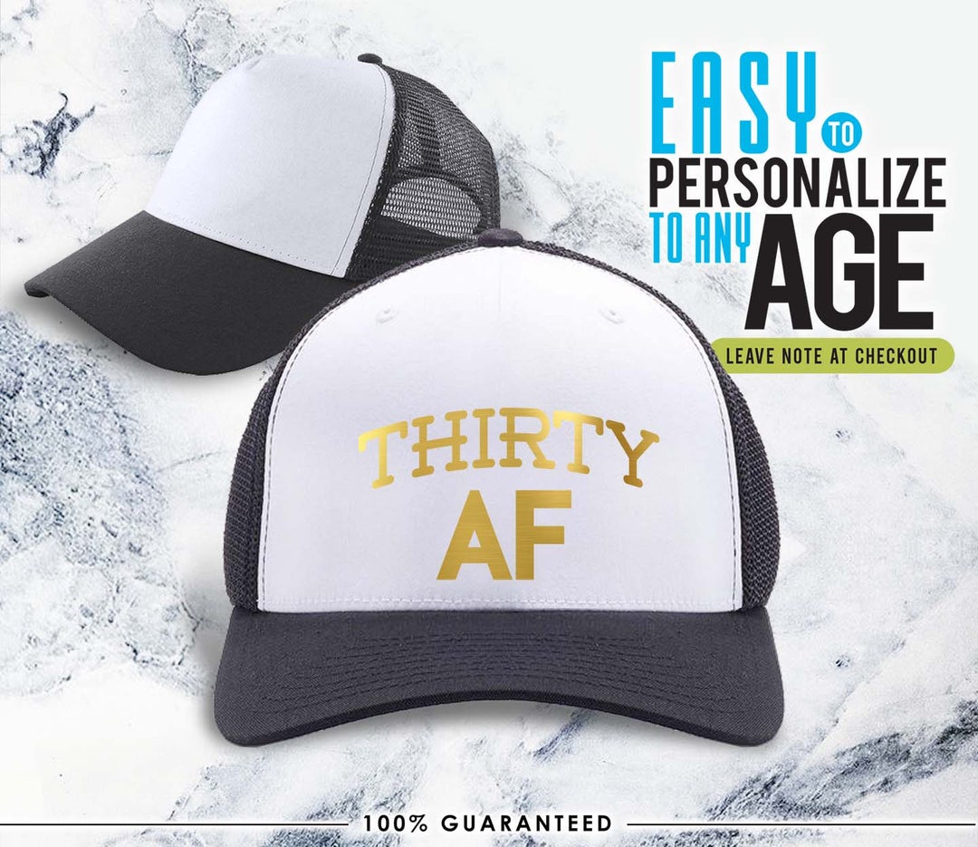 30, 30th Birthday Gift, 30th Birthday Hat, 30th Birthday Party ...