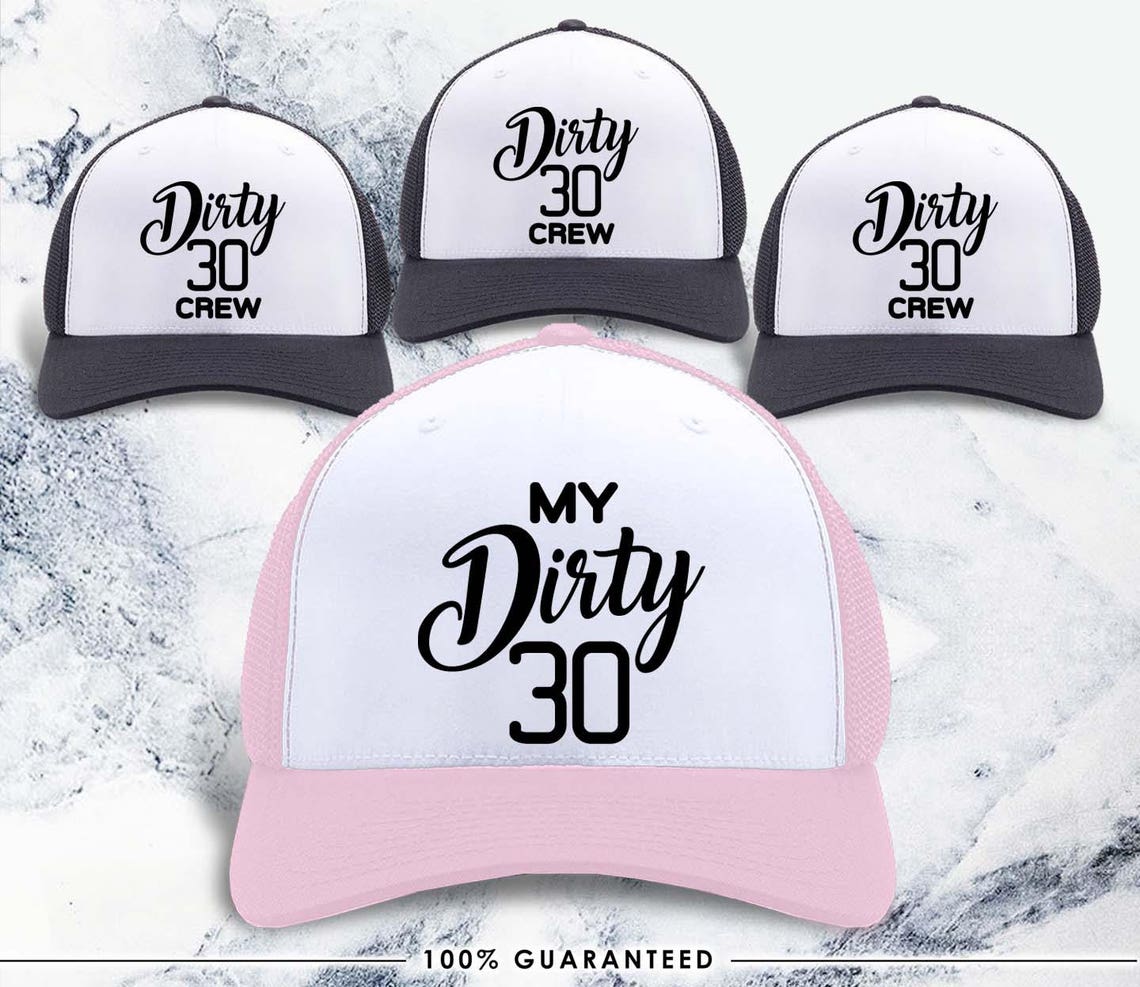 Dirty 30 Dirty 30 Crew Party 30th Birthday 30th Birthday - Etsy