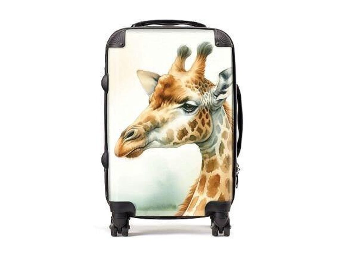 Giraffe L Animal Lover L Watercolor Design | Carry-on Luggage | Animal ...