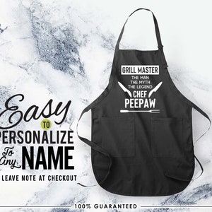 Peepaw Gift, Peepaw, Apron, Family, Peepaw Birthday, Peepaw Shirt ...