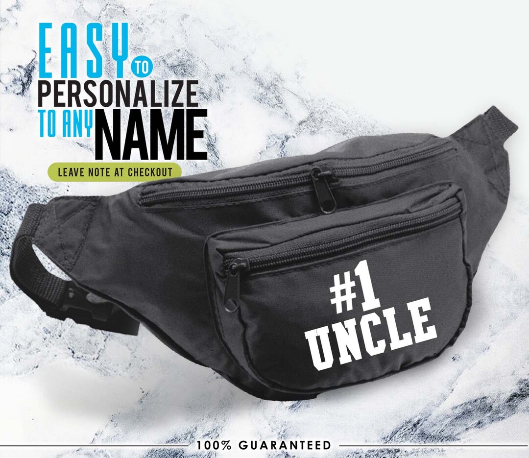 1 Uncle, Fanny Packs, Uncle Gift, Family, Neon Fanny Pack, Birthday ...