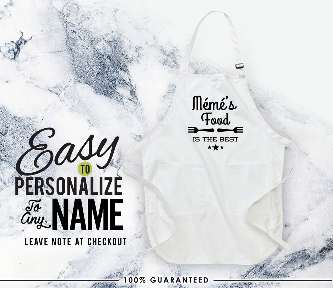 Best Food Mémé Mémélife Mémé Apron Mémé Gift Apron - Etsy