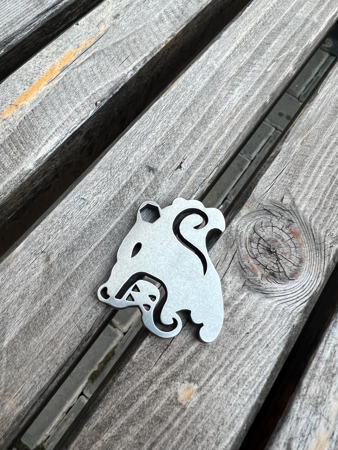 Nordic Bear - EDC Bottle Opener Tool, Everyday Carry Popper - Steel ...
