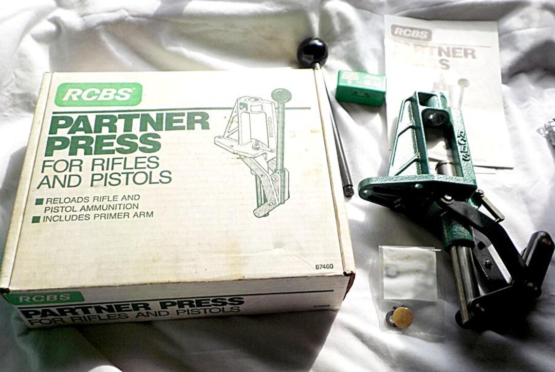 RCBS Partner Press Reloading Ammo Ammunition Rifles Pistols 87460 Shell ...
