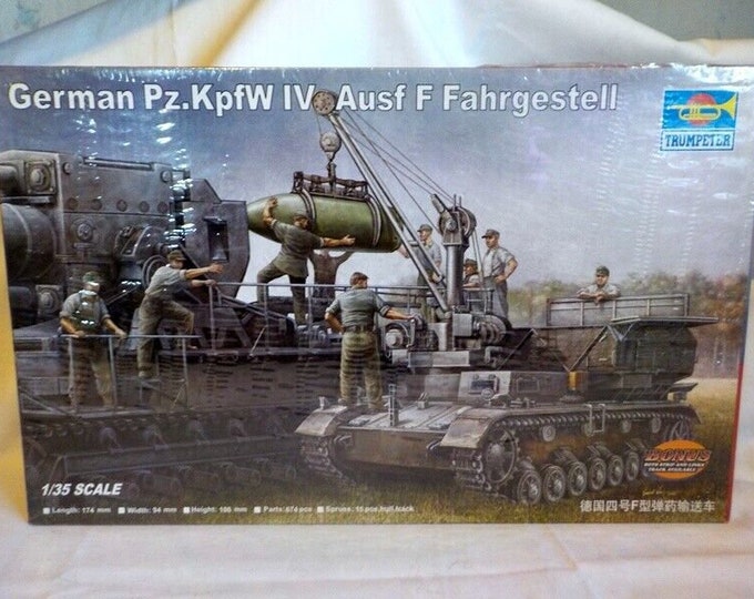 Trumpeter German Panzer Vi Model F Wwii Model Kit Sealed 1/35 00363 - Etsy