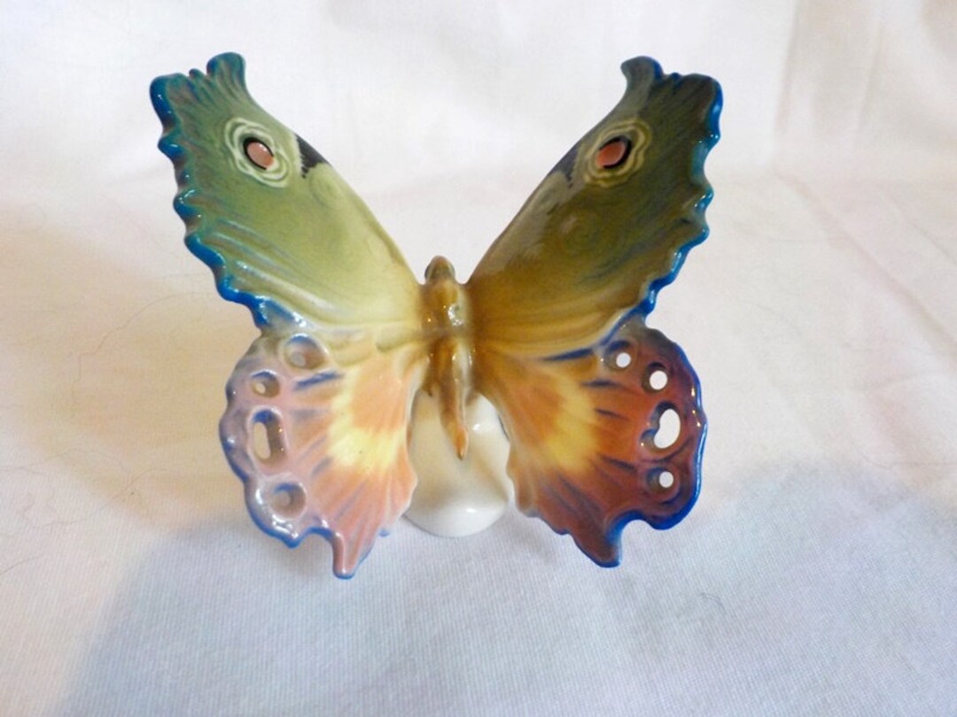 Vintage Karl Ens Porcelain Butterfly Figurine Germany 1940's Beautiful ...