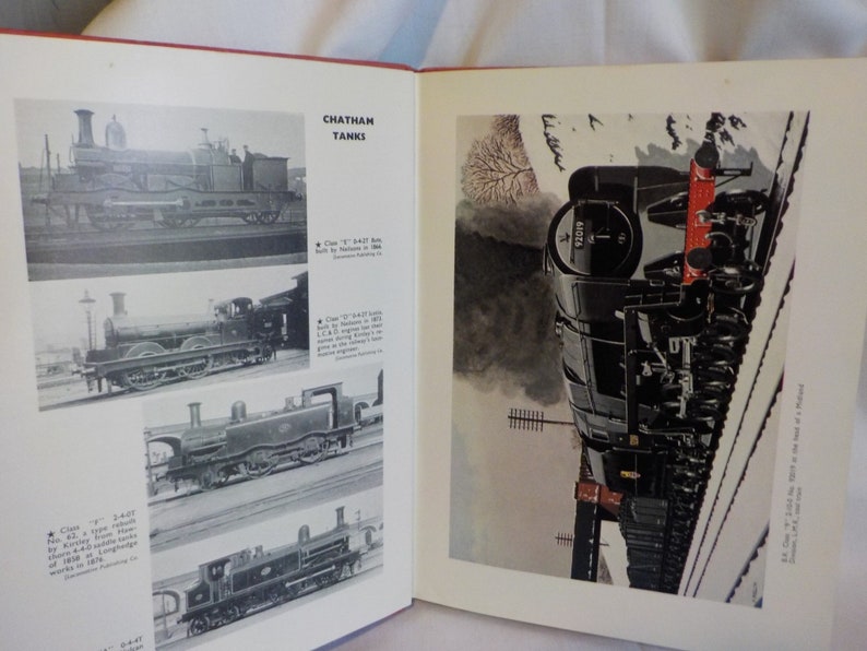 Vintage 1959 Train Illustrated Annual Book British Steam Trains Longmor ...