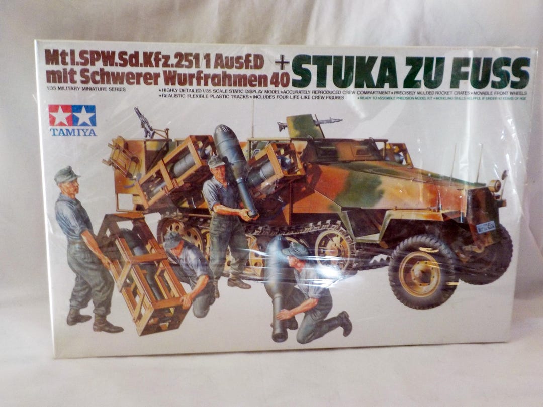Tamiya German Half Track Missle Launcher Model Kit # 35151 SEALED 1:35 ...