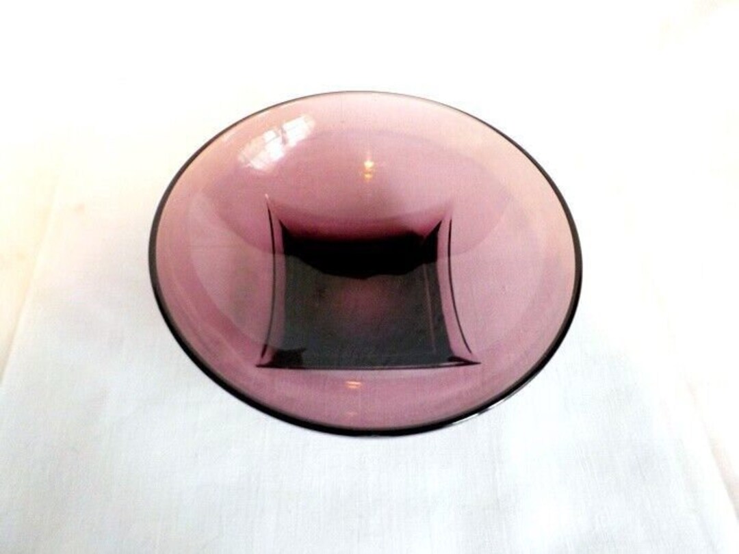 Vintage Hazel Atlas Moroccan Amethyst Colony Square Bowl 6 Round - Etsy