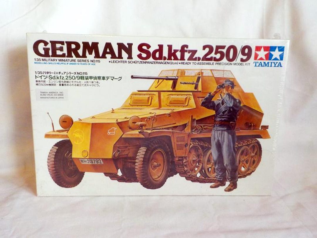 Tamiya German Sd Kfz 250/9 Half Track Tank Model Kit SEALED BOX 1:35 ...