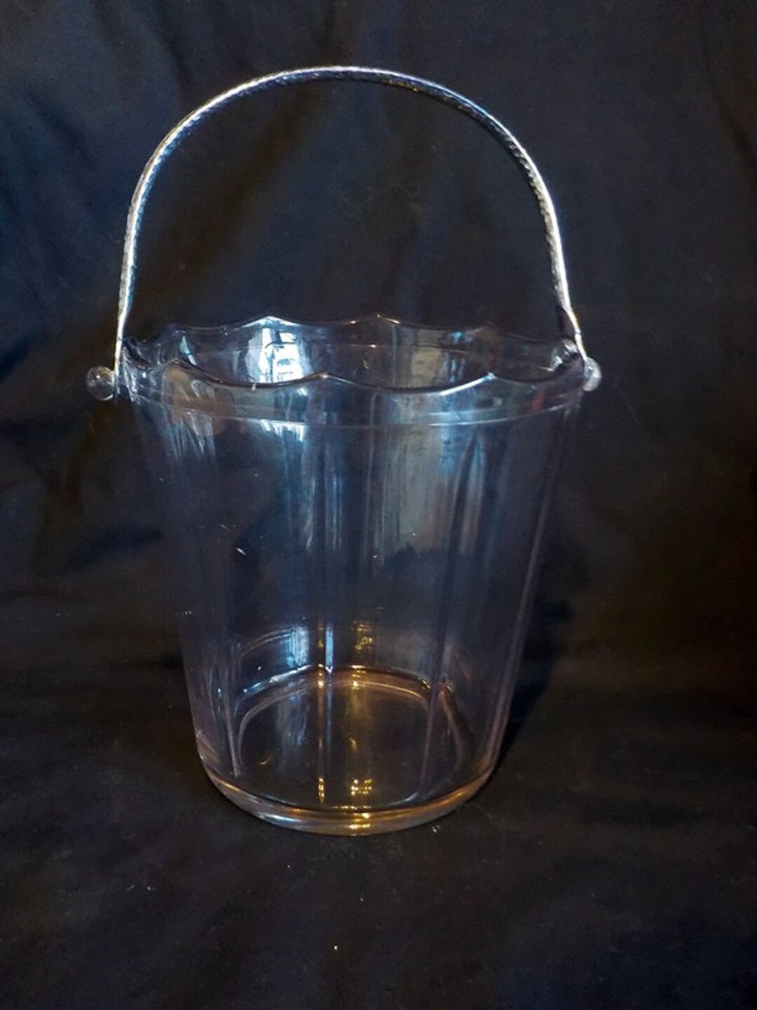 Vintage Cambridge Glass DECAGON Ice Bucket Crystal Color Marked - Etsy