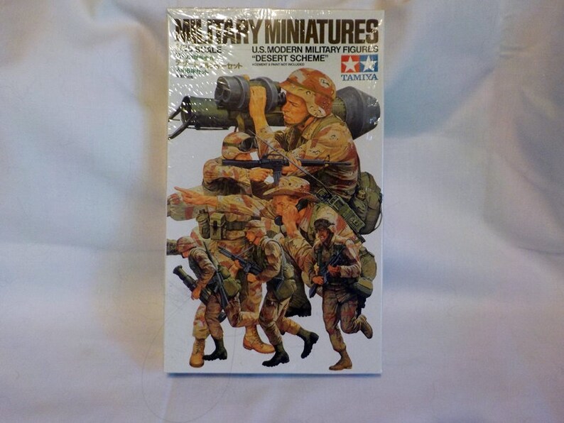 Tamiya US Modern Military Figurine Desert Scheme Model Kit 1/35 351535 ...