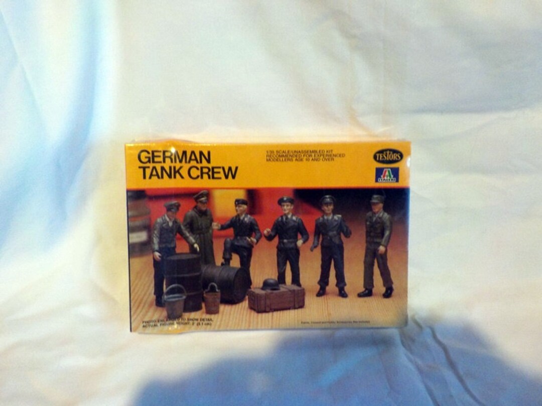 Testor German Tank Crew Figures Model Kit SEALED 1:35 - Etsy
