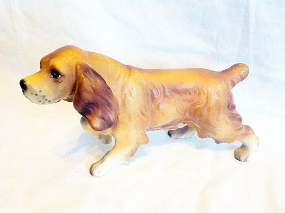 Vintage Norcrest Cocker Spaniel Dog Figurine 8 3/4" Long - Etsy