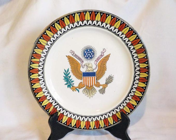Two William Adams Ironstone China Platters Antique C1896-1900 Tunstall ...