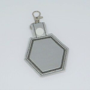 Machine Embroidery Design, 4 Basic Shapes Blank Key Fob ITH Machine ...