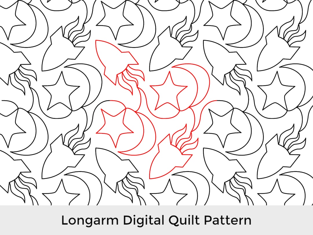 Longarm Quilting Pattern Edge to Edge Digital Pantograph for ...