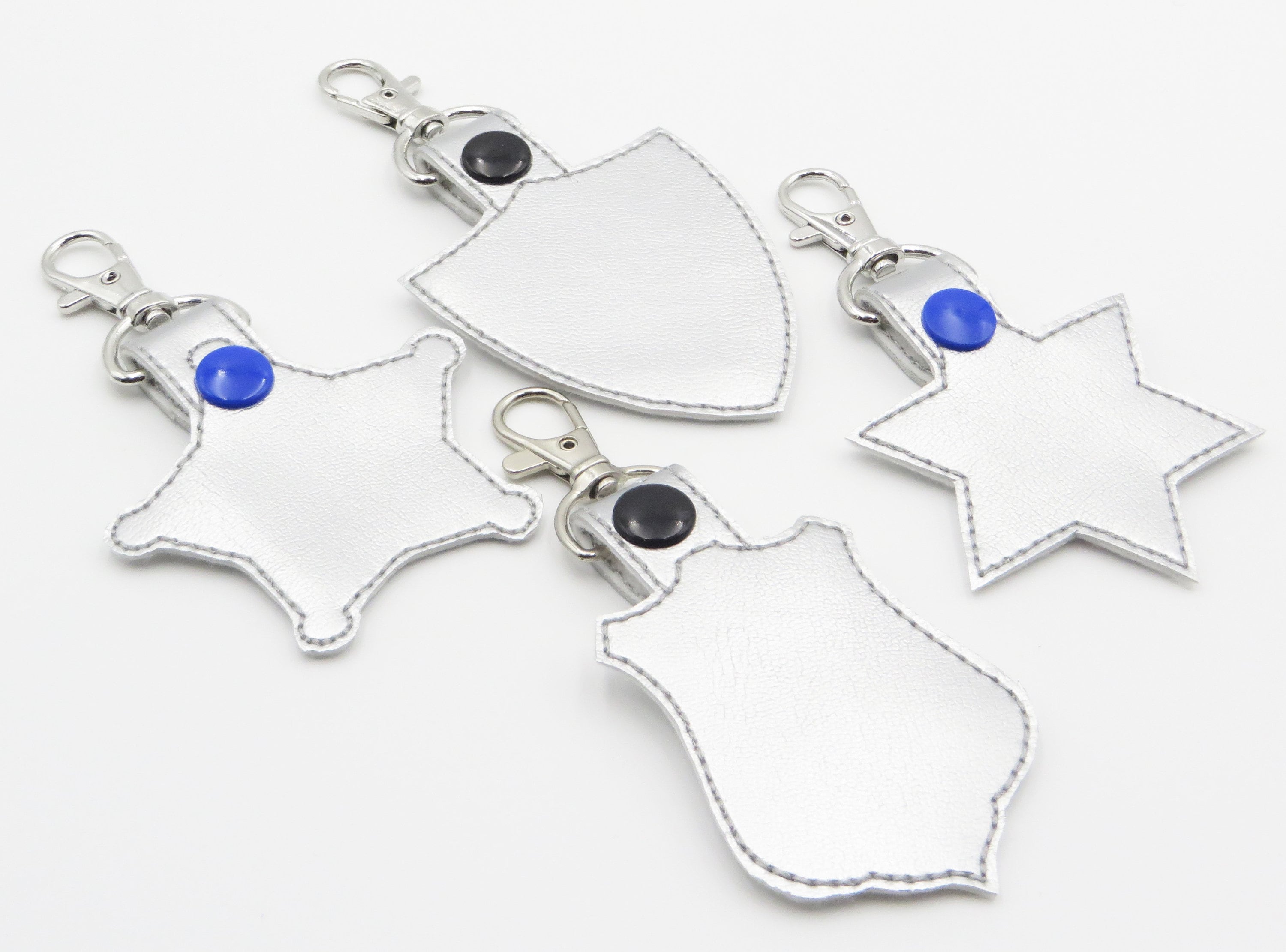 Machine Embroidery Key Fob Designs Set of 4 Blank Key Fob ITH - Etsy UK