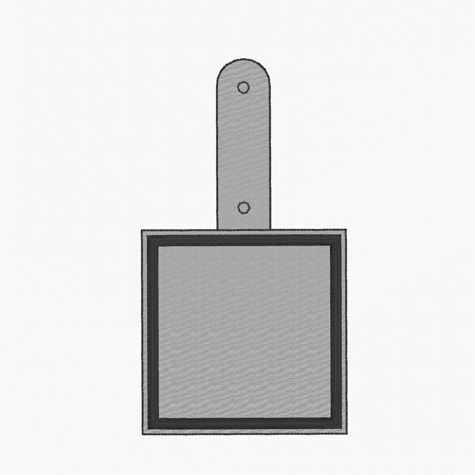 Blank Key Fob 4 Machine Embroidery Design, Circle Square Heart Octagon ...