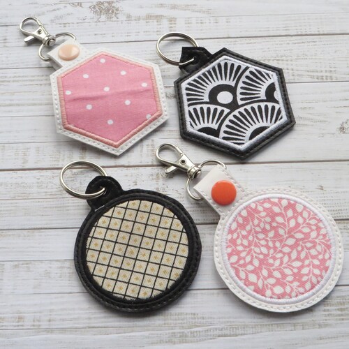 ITH in the Hoop Key Fob Embroidery Design in the Hoop Machine | Etsy