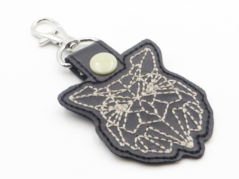 Embroidery Key Fob Design Set of 6 Animal Machine Embroidery - Etsy