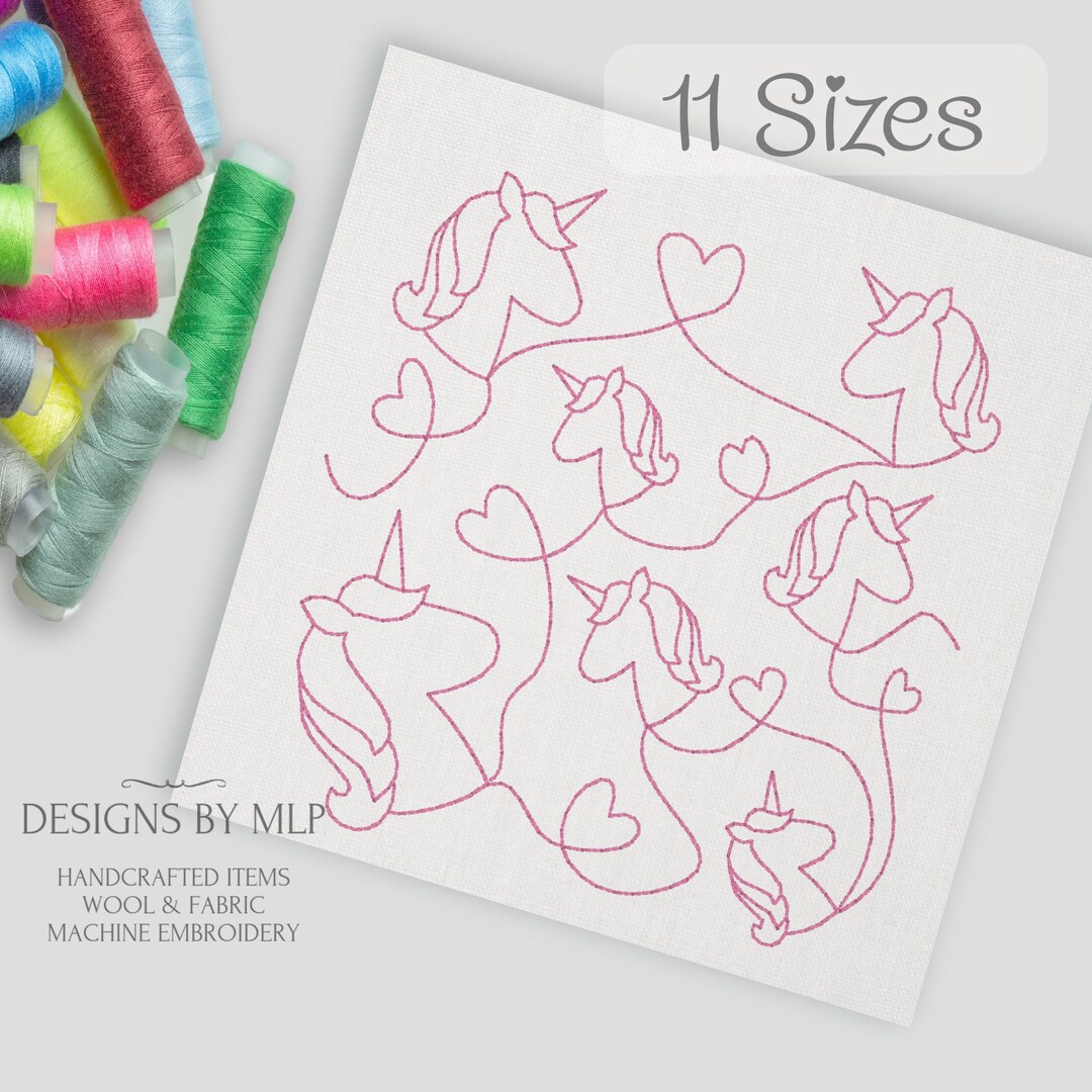 Mystical Unicorn Horn Edge to Edge Quilt Pattern, E2E Quilt Block ...