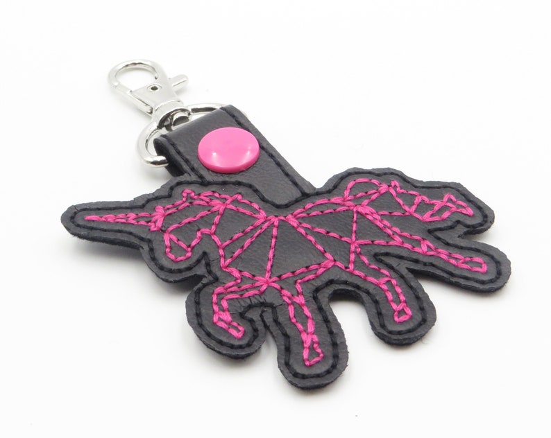 Embroidery Key Fob Design Set of 6 Animal Machine Embroidery | Etsy