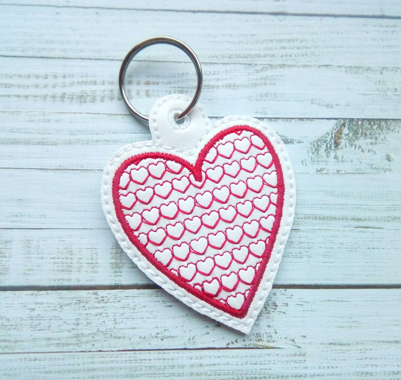 Machine Embroidery Key Fob Design Motif Fill Machine - Etsy