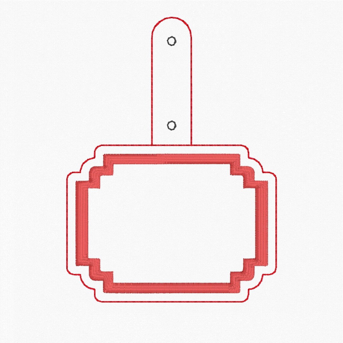 Machine Embroidery Key Fob Designs Set of 4 Blank Key Fob ITH - Etsy Canada