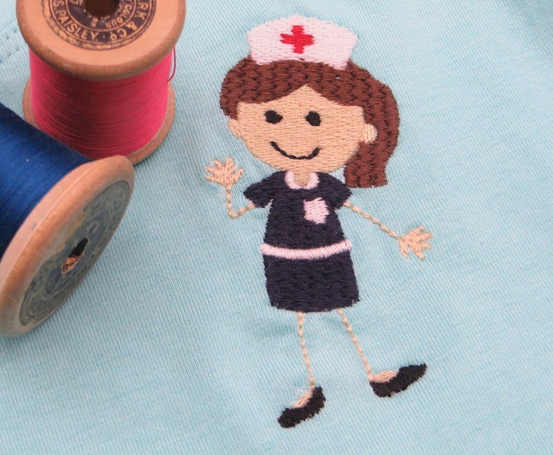 Machine Embroidery Designs for Nurses Nurse Uniform Hat | Etsy