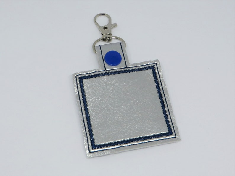 Blank Key Fob 4 Machine Embroidery Design Circle Square Heart - Etsy