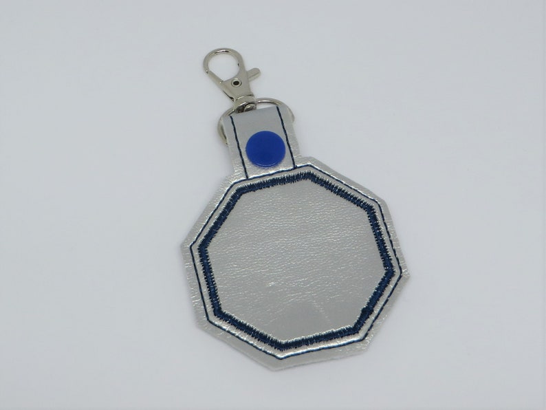 Blank Key Fob 4 Machine Embroidery Design, Circle Square Heart Octagon ...