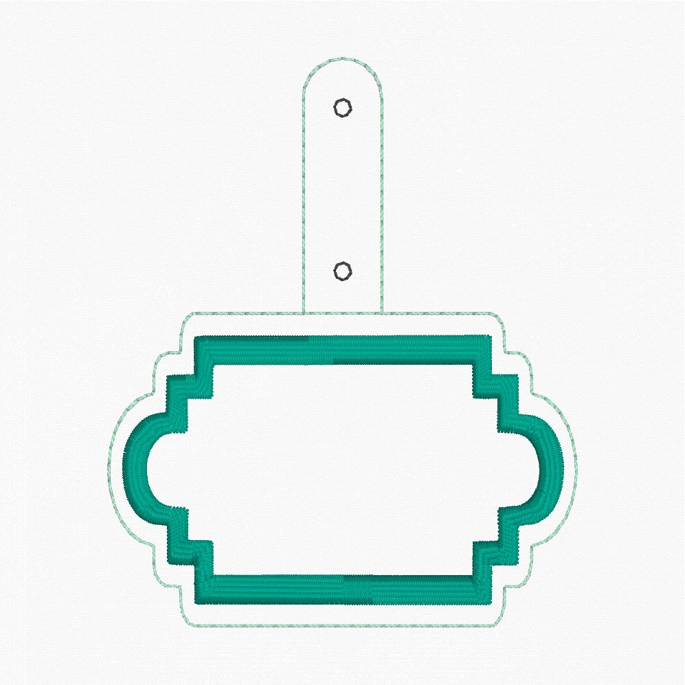 Machine Embroidery Key Fob Designs Set of 4 Blank Key Fob ITH - Etsy Canada