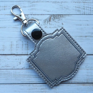 Machine Embroidery Design, Set of 4 Blank Key Fob ITH Machine ...