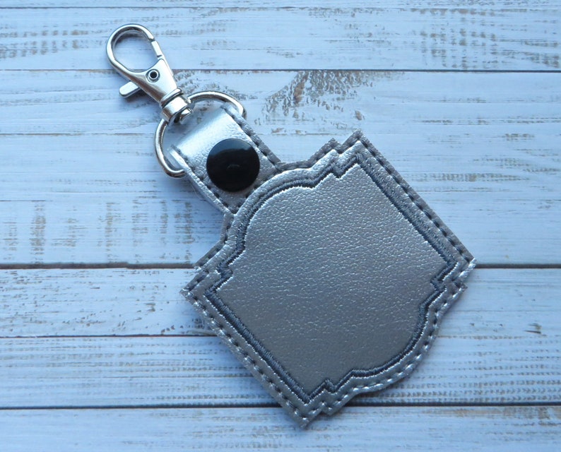 Machine Embroidery Design Set of 4 Blank Key Fob ITH Machine | Etsy ...
