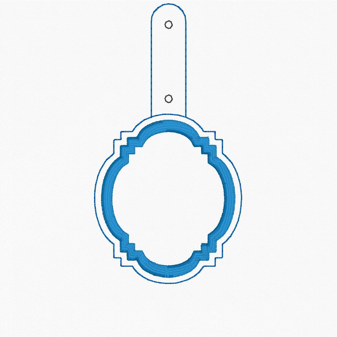 Machine Embroidery Key Fob Designs Set of 4 Blank Key Fob ITH | Etsy Canada